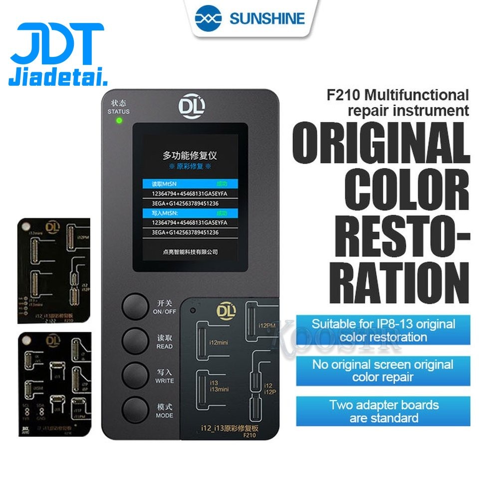 DL F210 True Tone Recovery Programmer for IPhone 7P 8 XS 11 12 13 Original Copy Screen ...