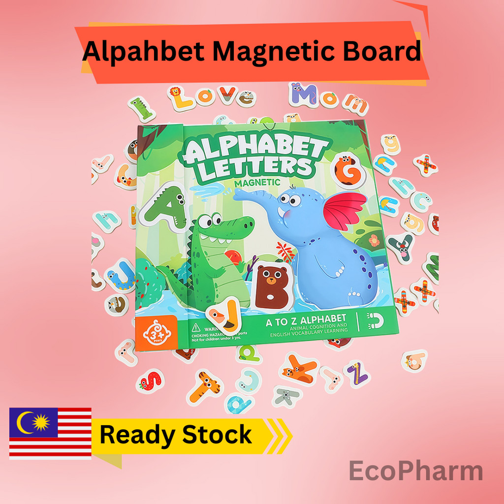 ABC Magnetic Alphabet Book Puzzle Board Alphabet for Kids Educational ...