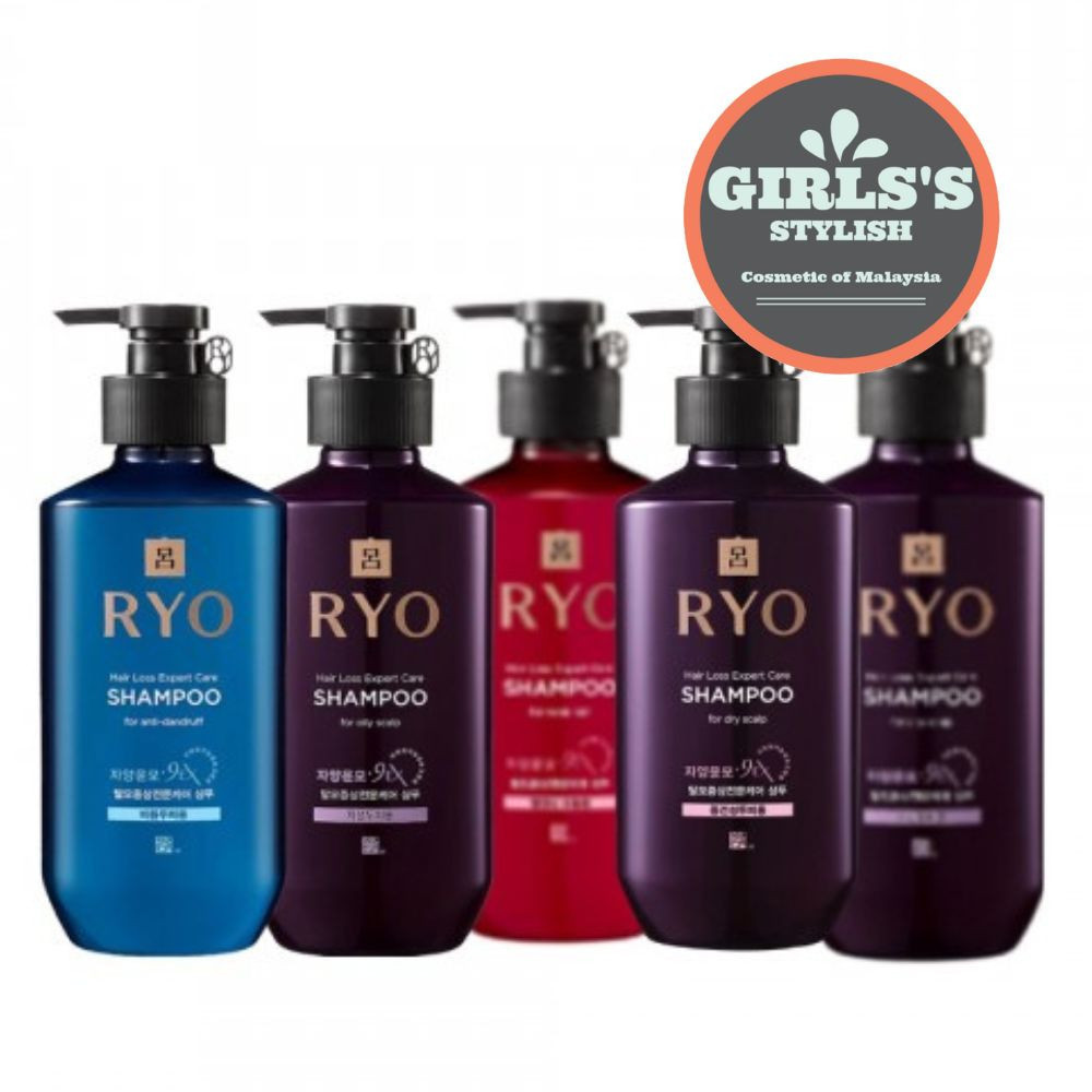 Ryo Anti-Hair Loss Expert Care Shampoo (Dry Scalp / Oil Scalp / Weak ...