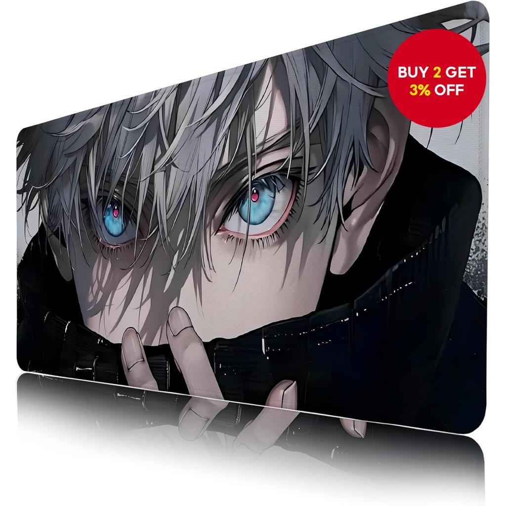 XL Anime Gaming Mouse Pad 80x30cm Funny Stitched Edges Waterproof ...