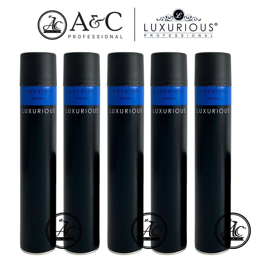 [5pcs Value Set] Luxurious Extra Hold Hair Spray 420ml Luxurious Hair ...