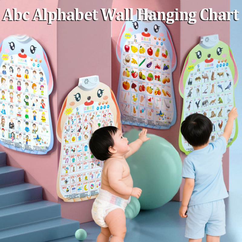 Abc Alphabet Numbers Shapes Early Learning Sound Electronic Wall ...