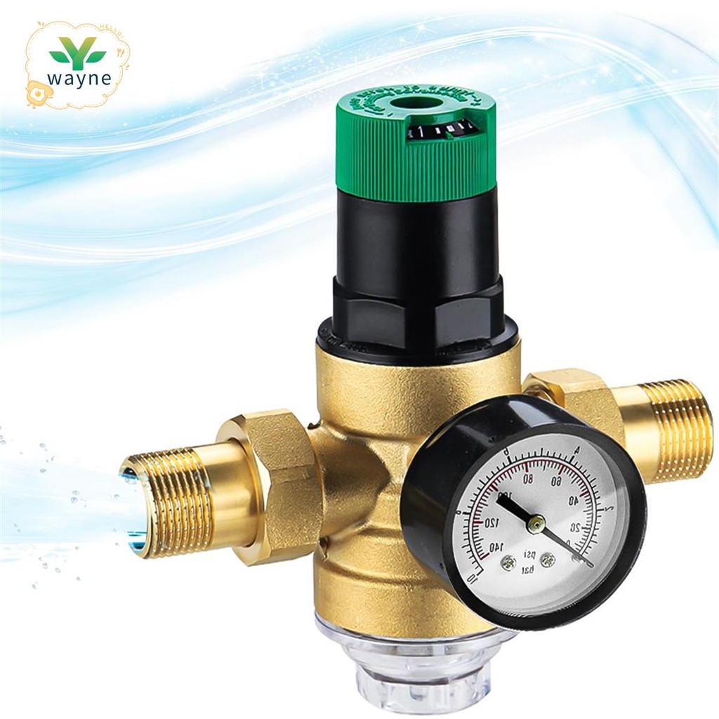 Water Pressure Regulator Water 3/4 Inch, Water Pressure Regulator with ...