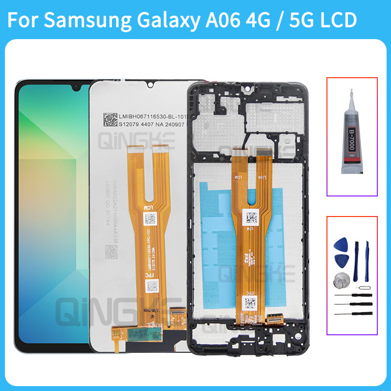 For Samsung Galaxy A06 4G 5G LCD SM-A065F Display Touch Screen ...
