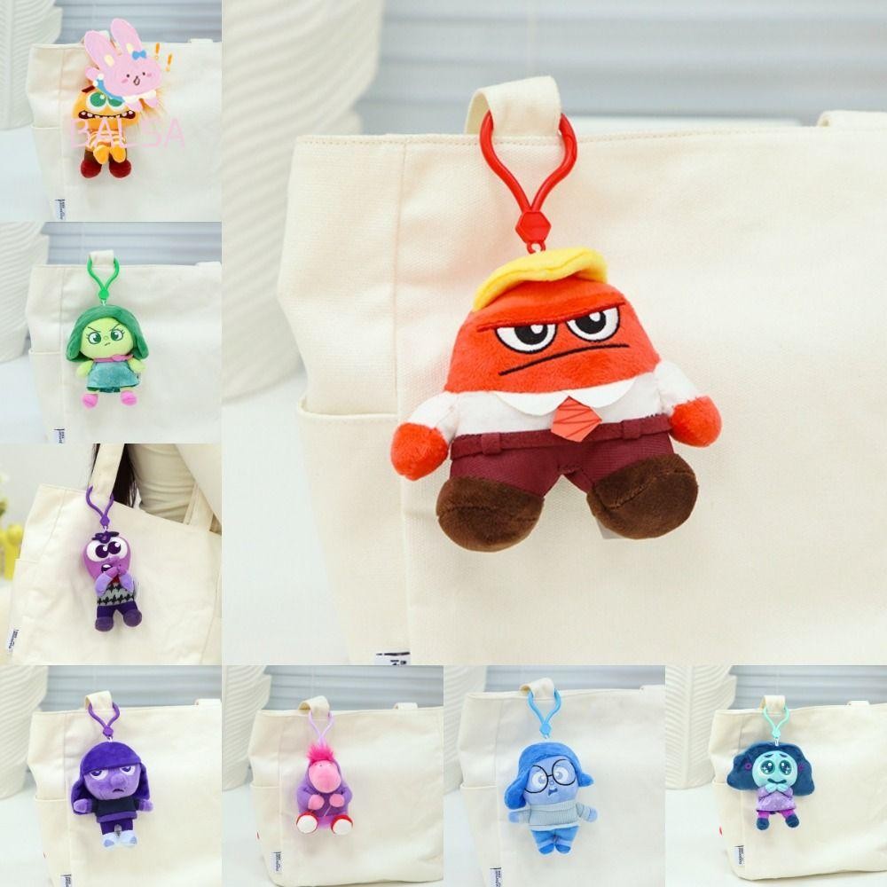 BALSA Plush Doll Keychain, Creative Ornament Inside Out 2 Stuffed Toys ...