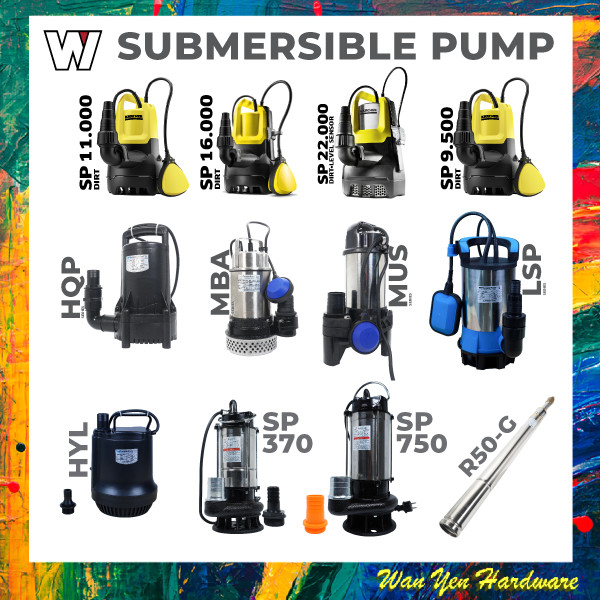 TSUNAMI PUMP PECKER KARCHER - PAM KOLAM / POND WATER SUBMERSIBLE PUMP ...