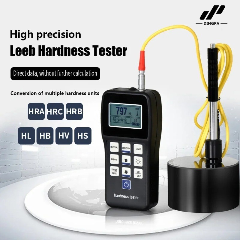 Leeb Hardness Tester Portable Rebound Meter Durometer HL、HB、HRB、HRC、HRA ...