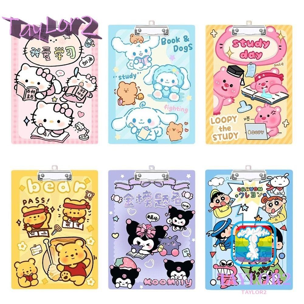 ATAYLOR Anime File Folder, Good-looking Kuromi Melody A4 Board Clip ...