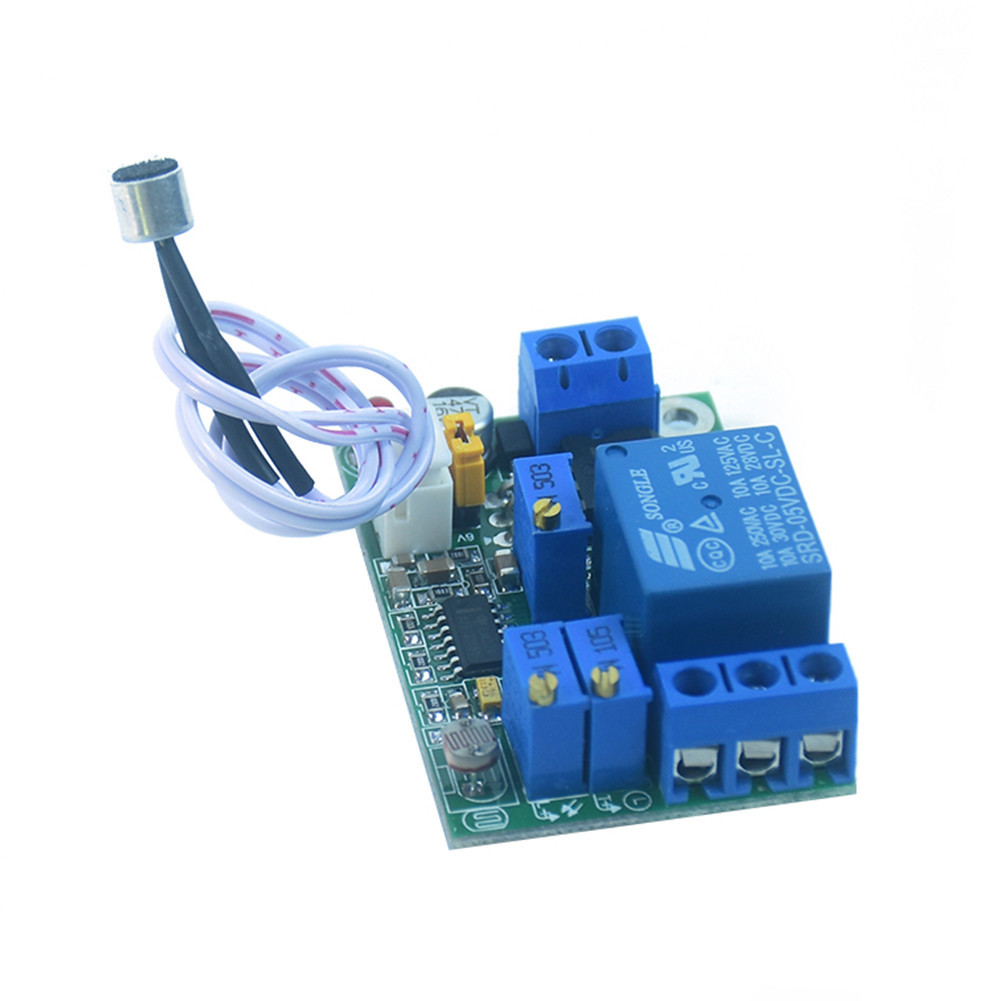 DC 7V-24V Sound Sensor Light Sensor Control Delay Switch Delay 3S-60S ...