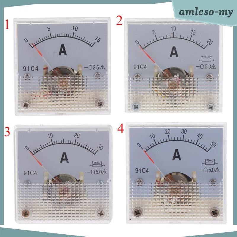 [AmlesoMY] Analog Current Panel Meter Ammeter for Circuit Testing ...