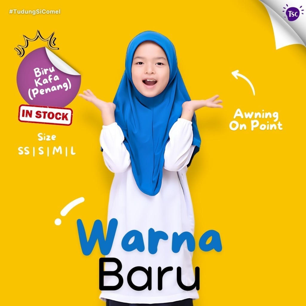 Tudung Sekolah Kafa Penang by TudungSiComel (Original) | Shopee Malaysia