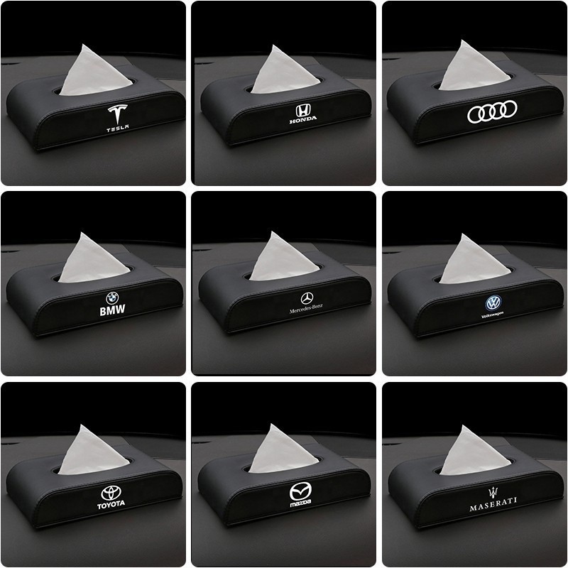 Luxury Leather Car Home Tissue tisu Box Holder FOR Proton Perodua Honda ...
