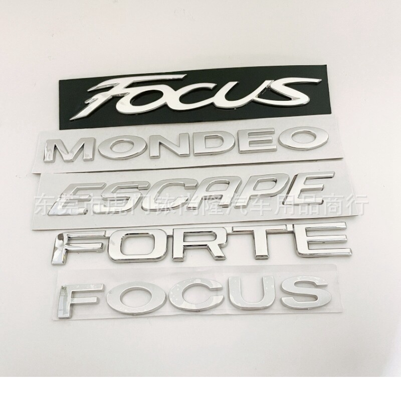 For FORD ESCAPE logo MONDEO FORTE FOCUS letter emblemRear trunk badge ...