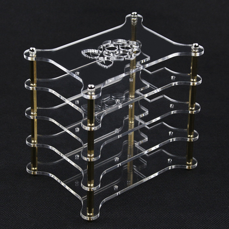 2-layer Transparent Acrylic Case Clear Shell Enclosure with Logo for ...
