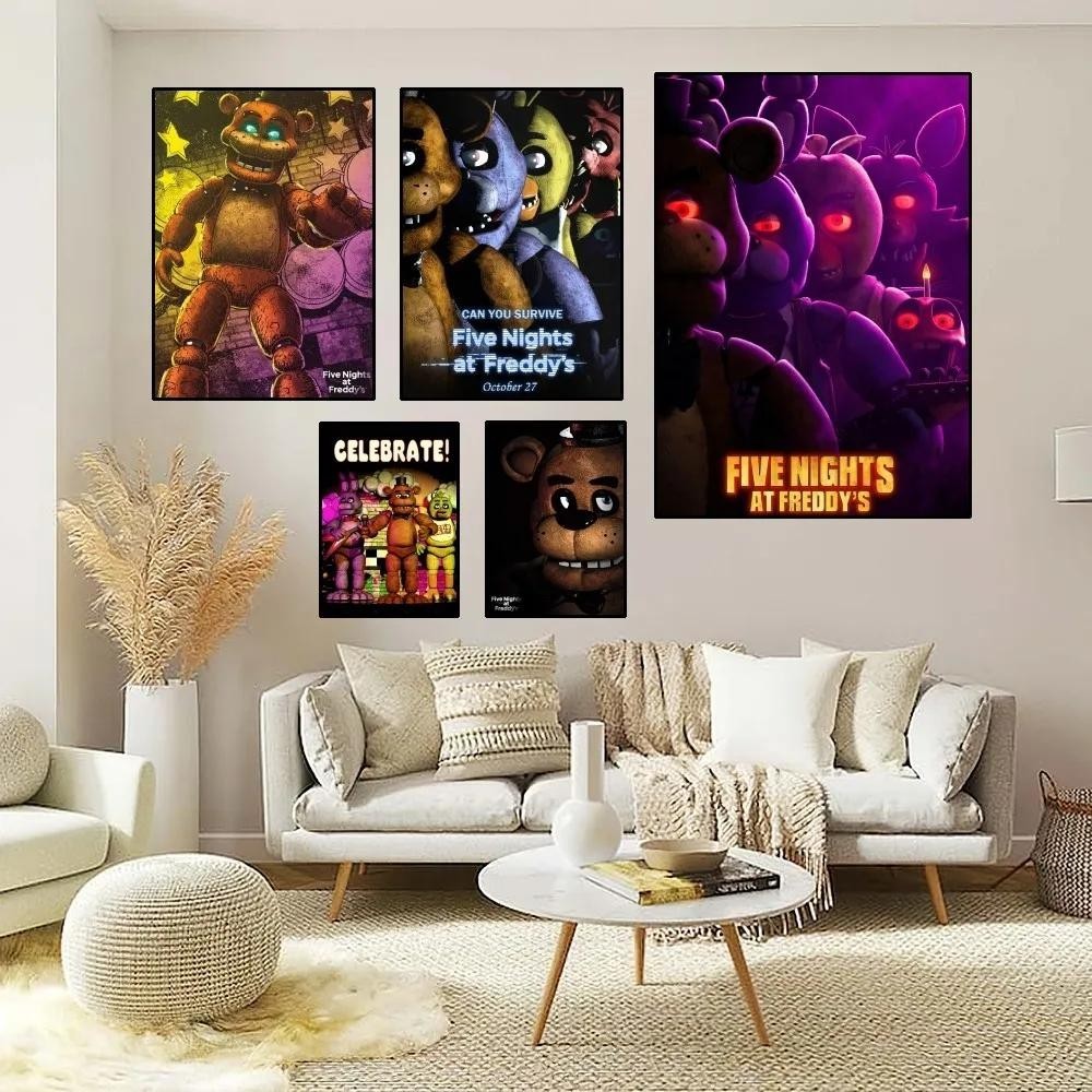 Poster Filem Seram Five Nights at Freddy's - Hiasan Dinding Estetik ...