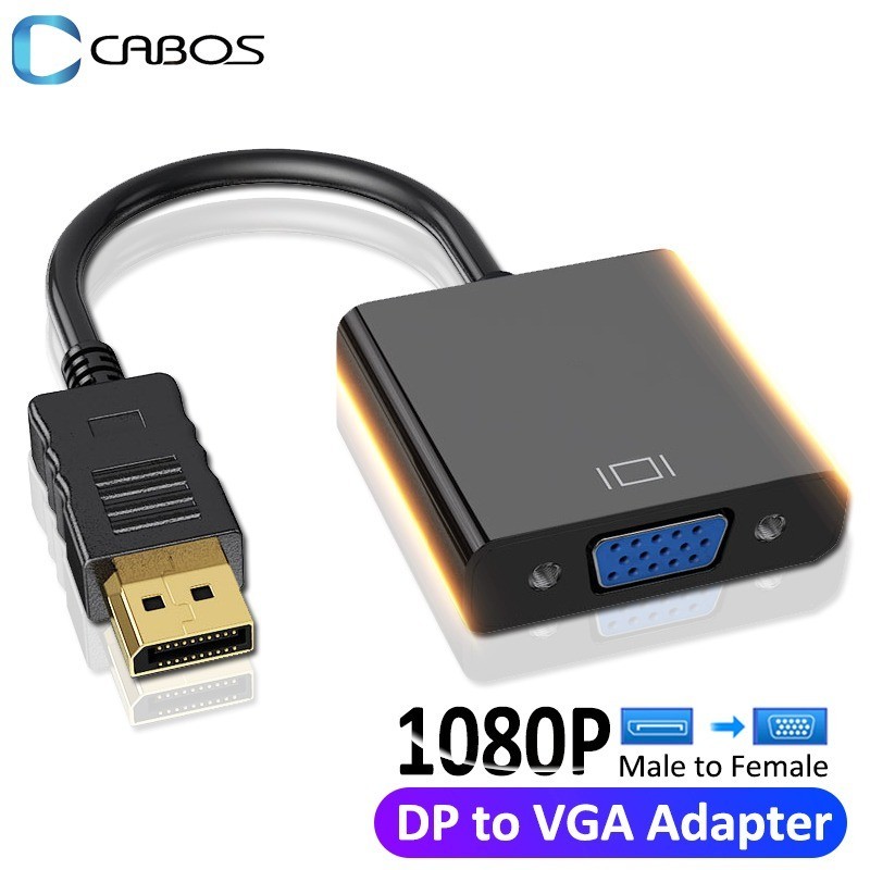 DisplayPort Display Port DP to VGA Adapter Cable For Projector DTV TV ...