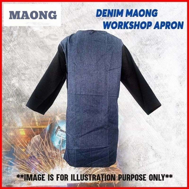 WELDING APRON MAONG WITH FULL ARM SLEEVES FOR SAFETY WELDING PROTECTION ...
