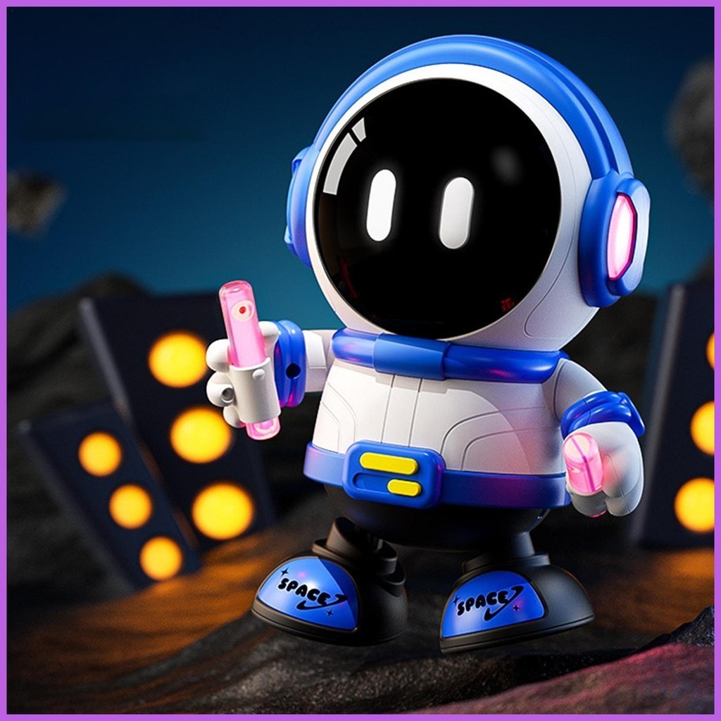 Dancing Robot Toys for Kids Light up Rechargeable Astronaut Shape Kids ...