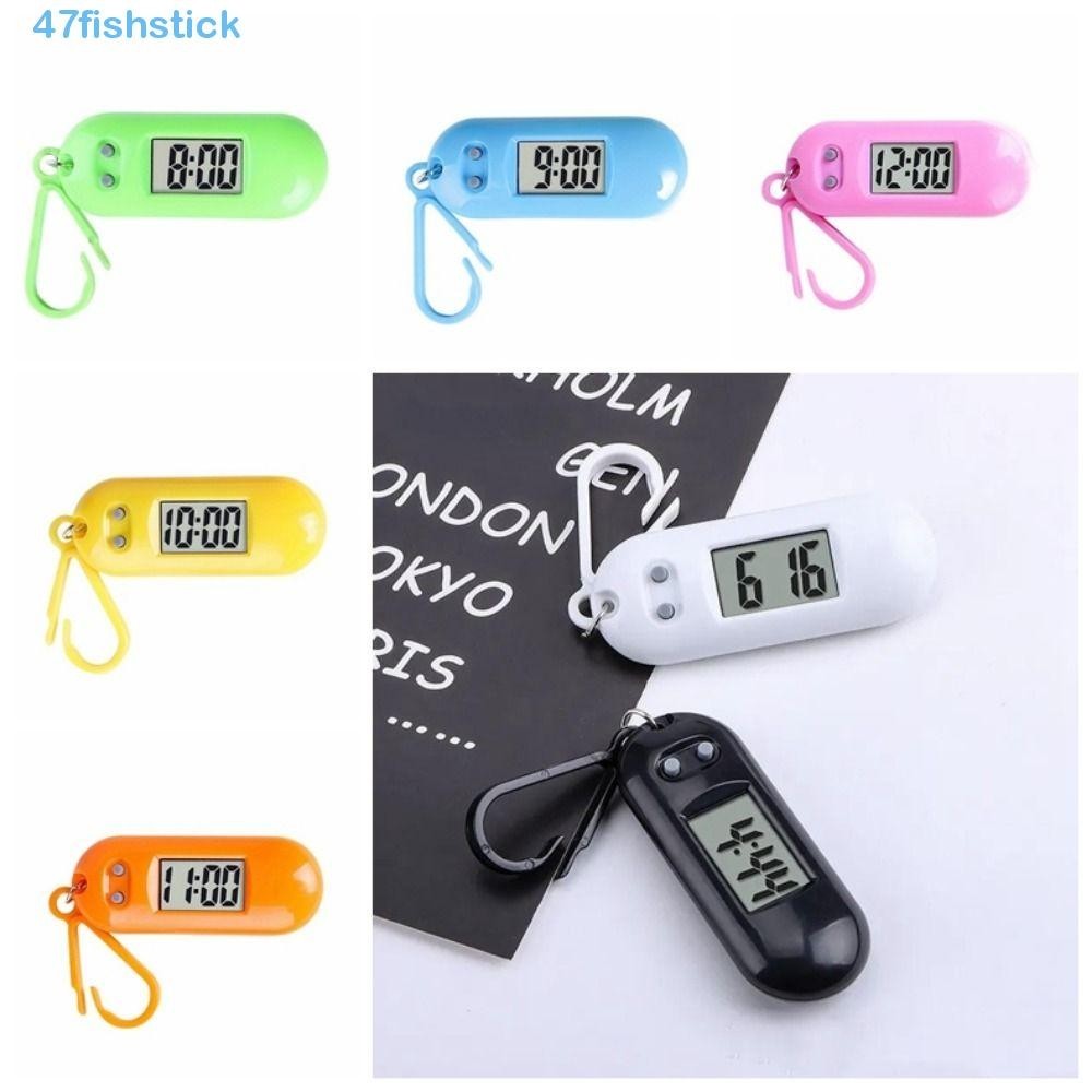 FISHSTICK Electronic Watch Keyring, Portable Key Display Digital ...