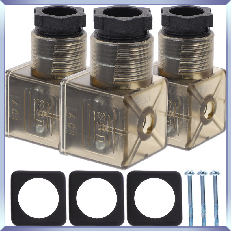 Prong Din 43650 Connector 43650a Junction Box Black Outlet Connectors ...