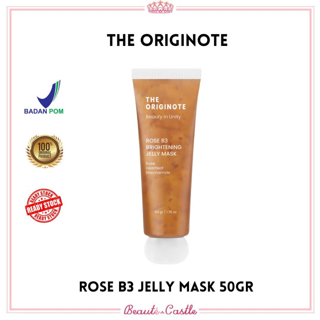 The Originote Rose B3 Brightening Jelly Mask/Face Jelly Mask | Shopee ...