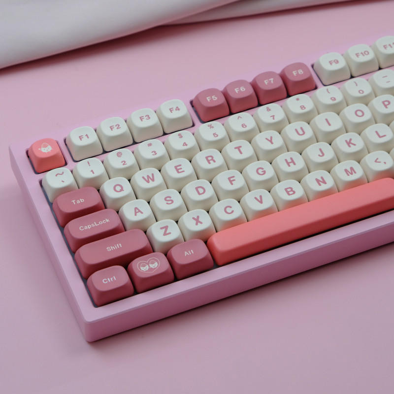 Fortune Mochi PBT Dye-Sub MOA Custom Keycap Set for Mechanical Keyboard ...