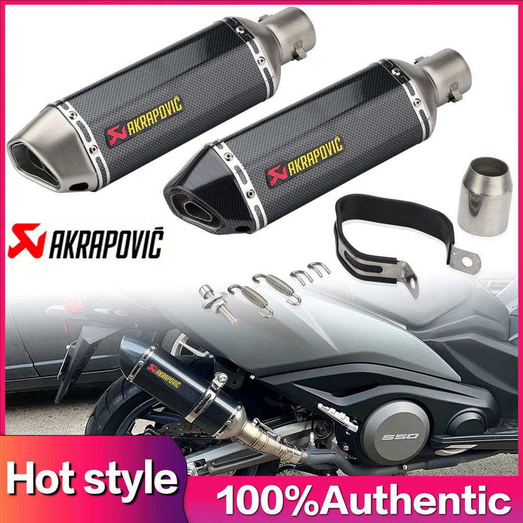 Akrapovic Exhaust Muffler Pipe Motor Ekzos Carbon Fiber Tailpipe Rear ...