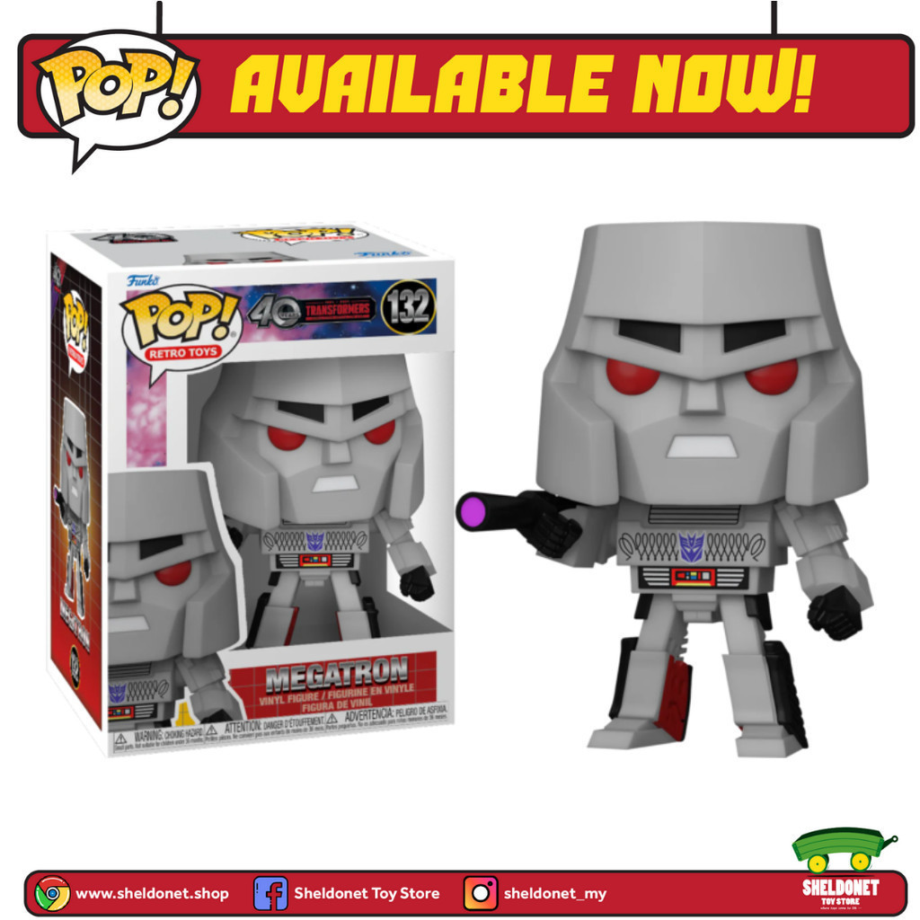 Funko Pop! Retro Toys: Transformers: Generation 1 - Megatron | Shopee ...