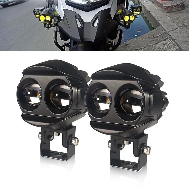 Universal LED Motorcycle Fog Light Spotlights Auxiliary Light For BMW R1200GS R1250GS ADV For ...