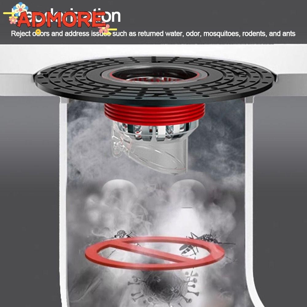 ADMORE Shower Floor Drain Core, Backflow Preventer Dectable Sink ...
