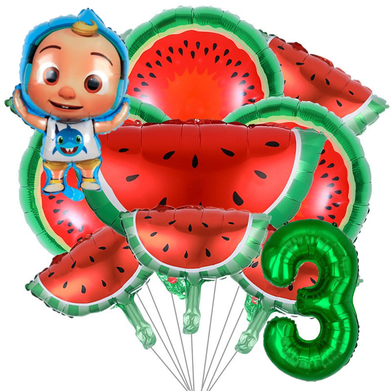 Cocomelon boy JOJO Theme baby balloon Party Needs 18inch 1-10years ...