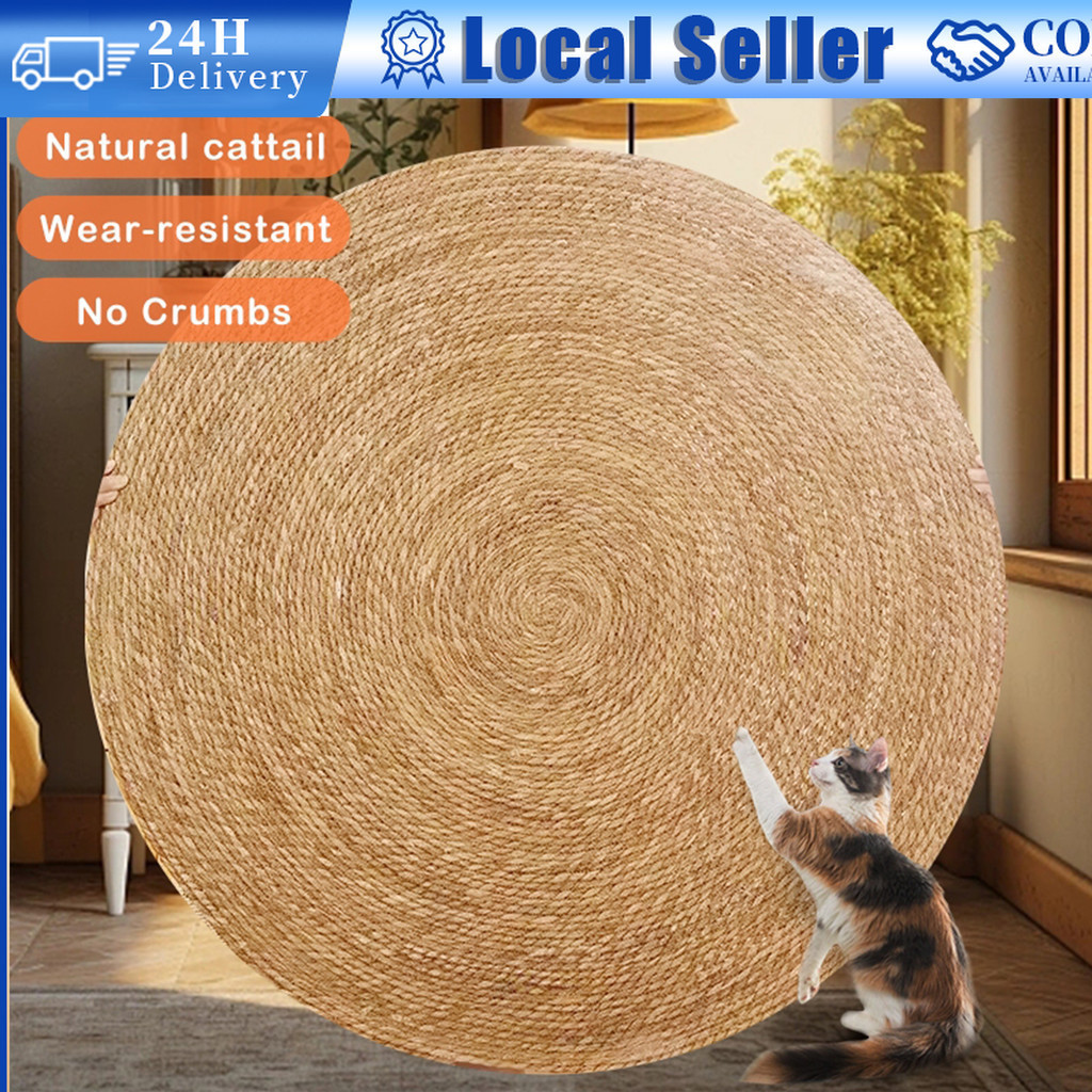 40/60/80/100CM Cat Scratcher Mat Claw Board Sisal Pet Wear Resistant ...