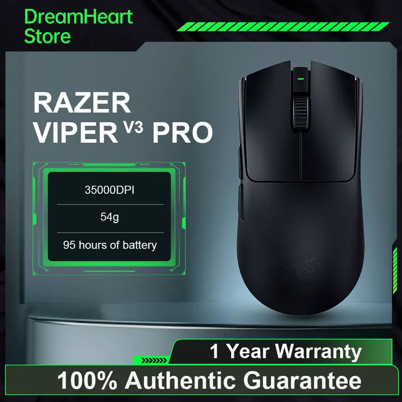 New Razer Viper V3 Pro Wireless Gaming Mouse 54g Lightweight 35000DPI Professional Esports Mouse ...