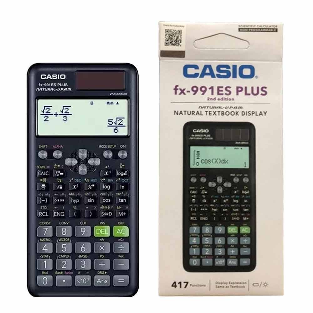 Scientific Calculator CASIO FX-991ES Plus Portable Rechargeable ...