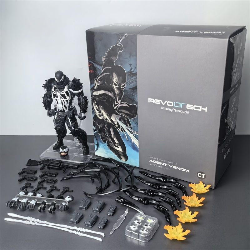 Ct Version Agent Venom Action Figure Kaiyodo Figurine Marvel Pvc ...