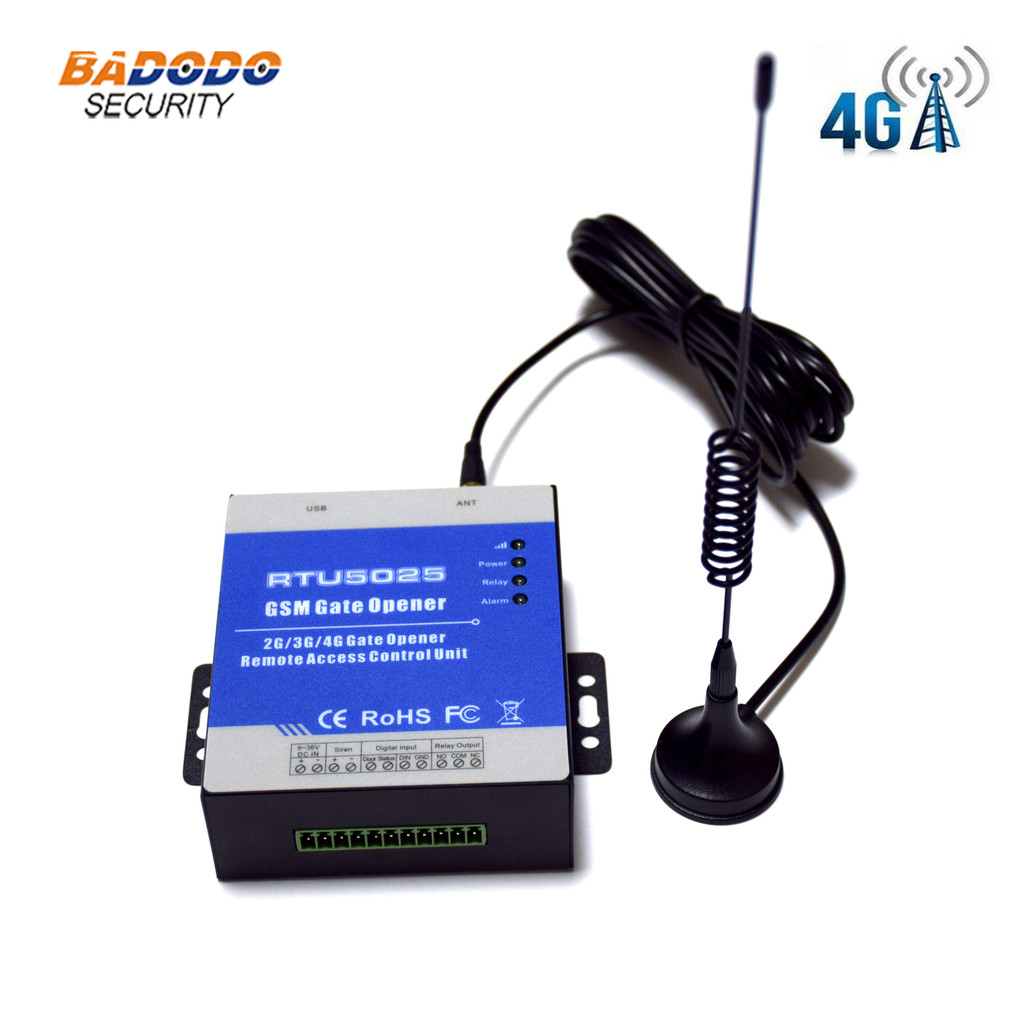 GSM GPRS 2G 4G LTE Gate Opener RTU5025 Remote Access Controller Unit ON ...
