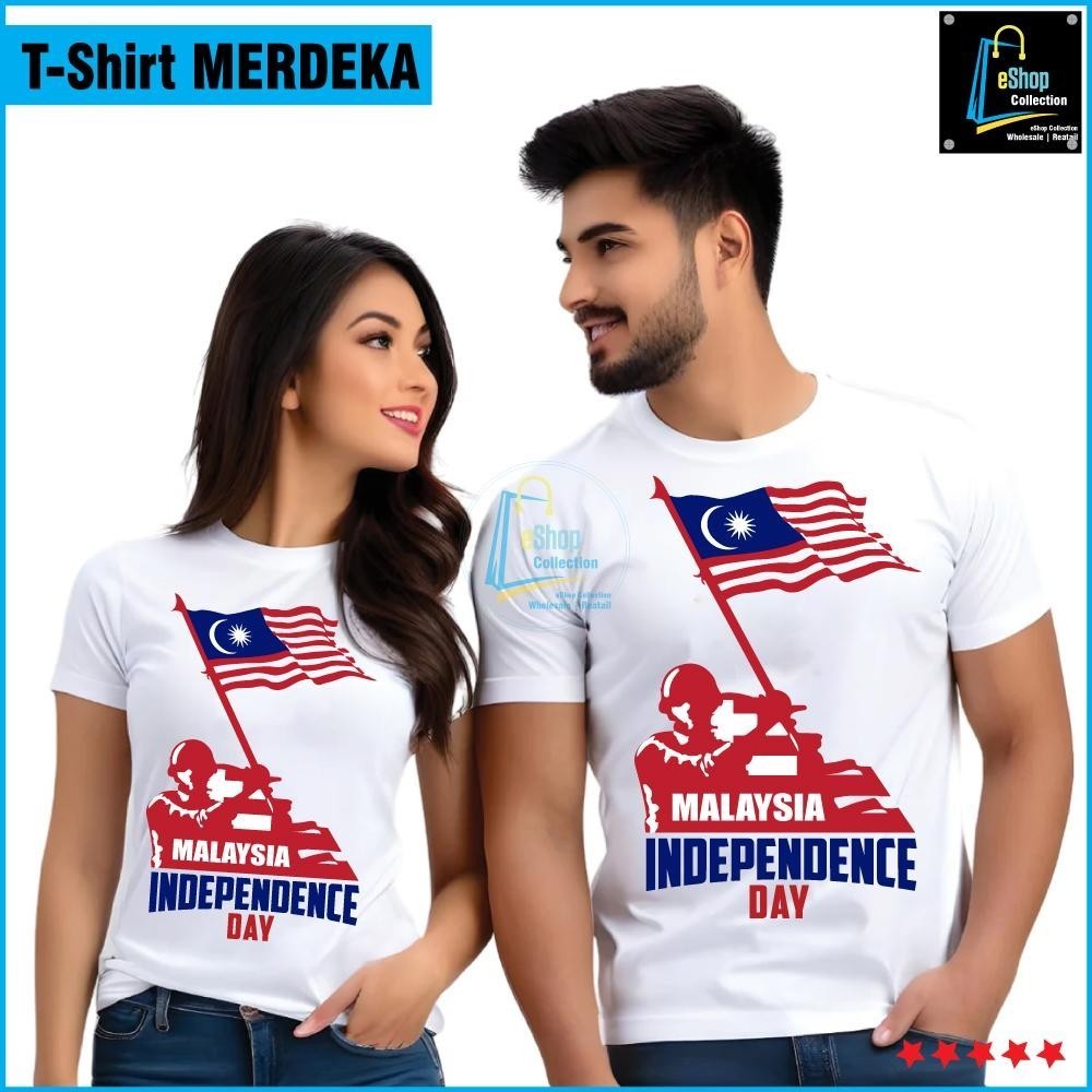 Tshirt Merdeka 67 Tahun 2024 New T-shirt MERDEKA MALAYSIA 100% Cotton ...
