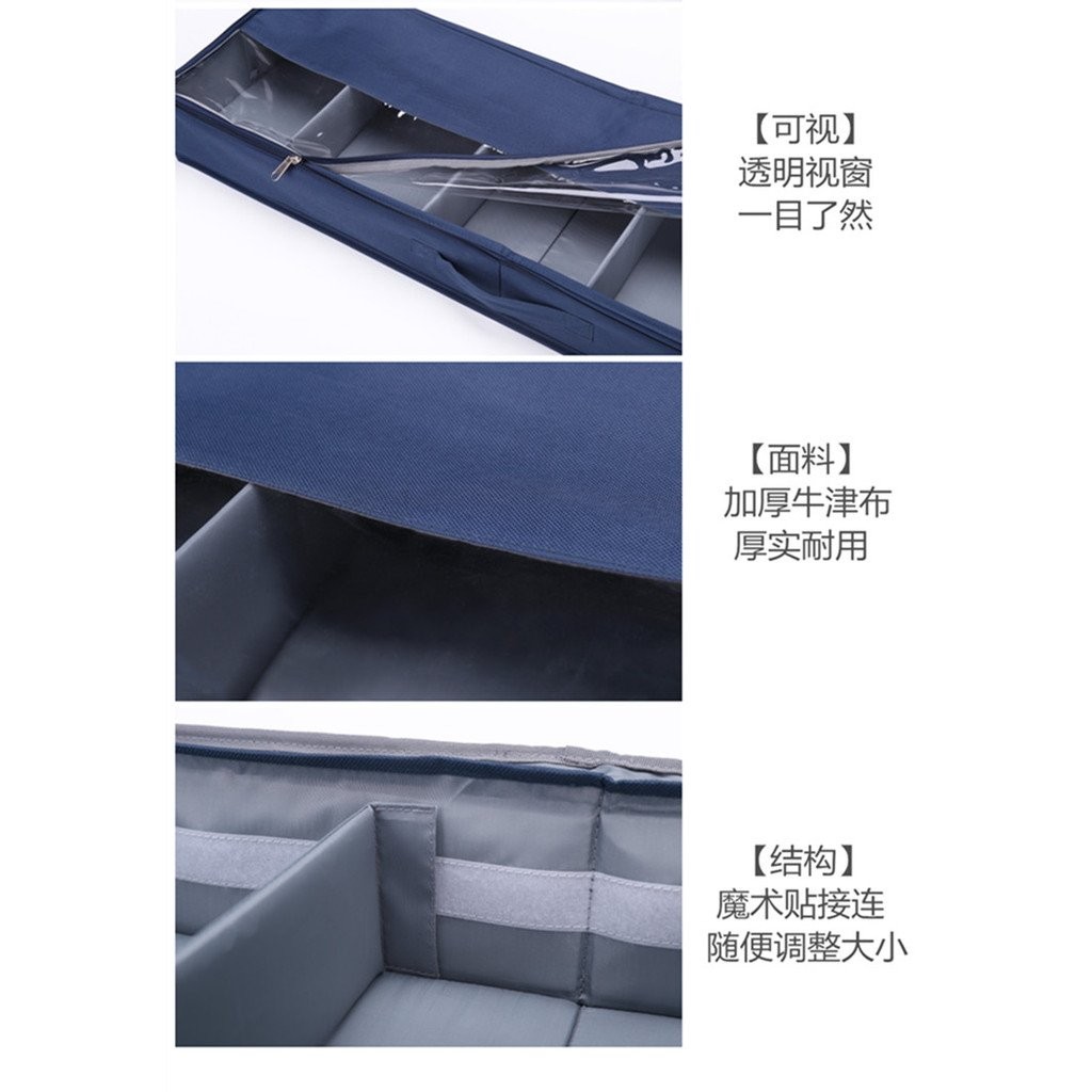 40NOxford Cloth Washable Covered Zipper Classification Compartment Flat ...