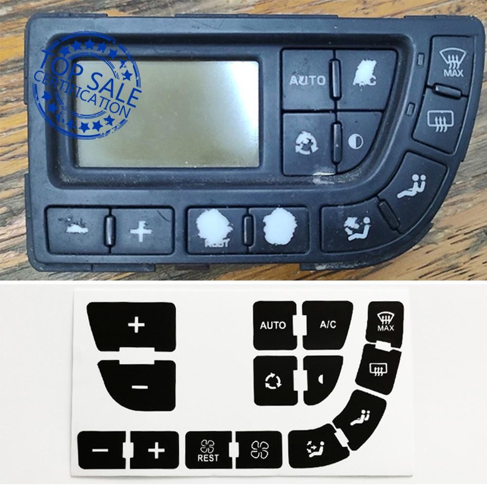 Car Air Condition Ac Climate Control Worn Peeling Button Repair Decals ...