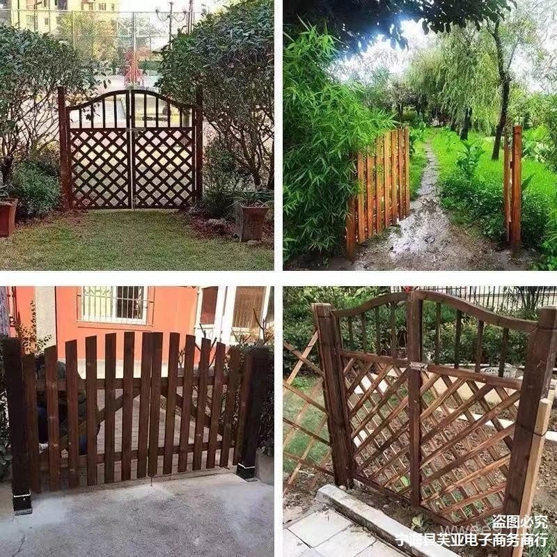 Kayu antiseptik kayu luaran pintu pagar taman halaman halaman rumah ...