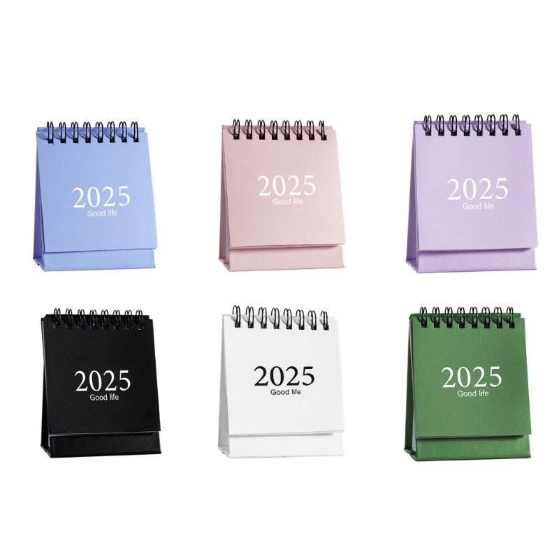 SA 2025 Desk Calendar Small Office Calendar English Standing Desktop ...