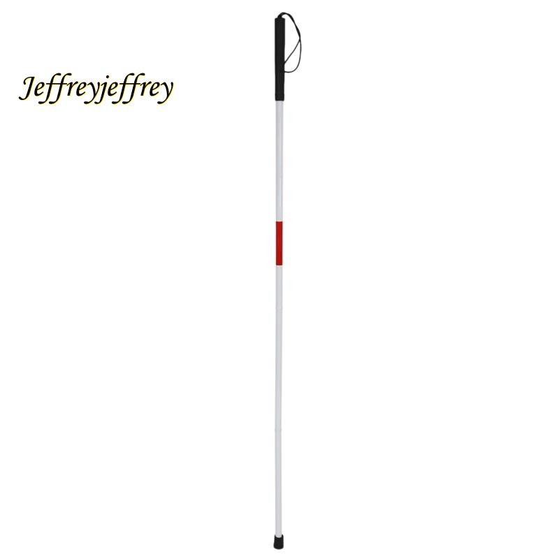 Visually Impaired Crutch Cane Blind Walking Stick Walker Aluminium Easy ...