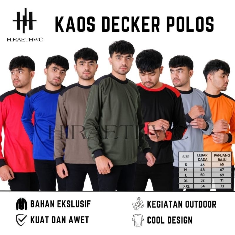Tactical LONG SLEEVED FIELD PLAIN T-SHIRTS PDL TRAINING OSPEK SLAVE ...