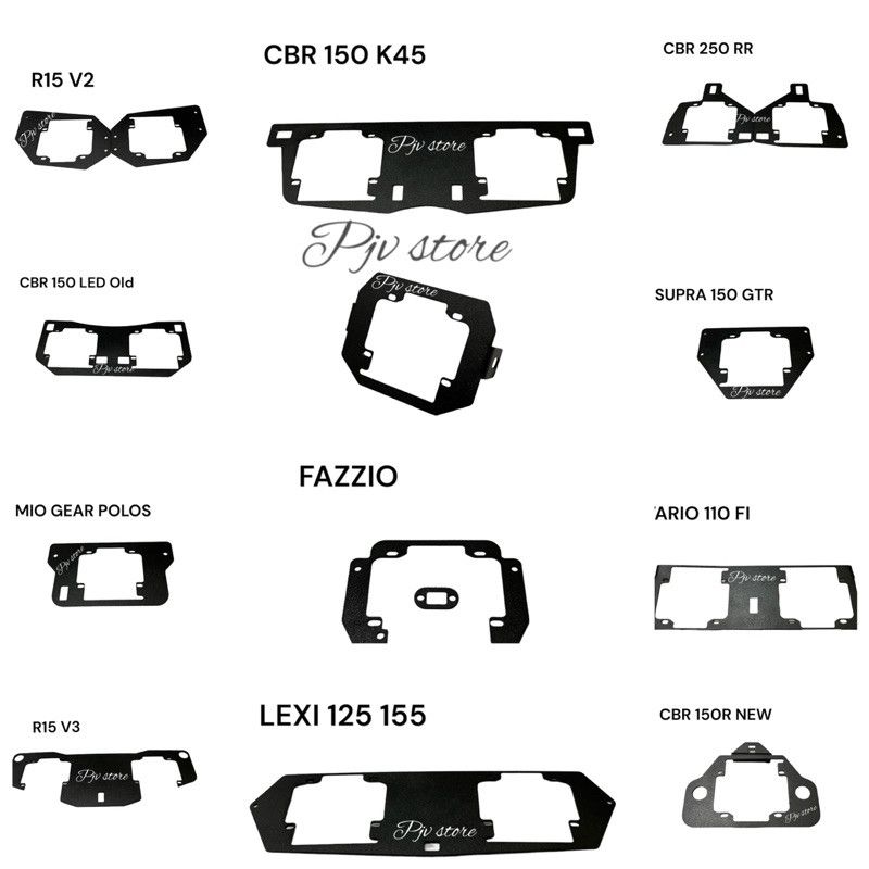 Brecket BRACKET LIGHT HOLDER PROJIE BILED HID 2.5 inches Rx King Cbr ...