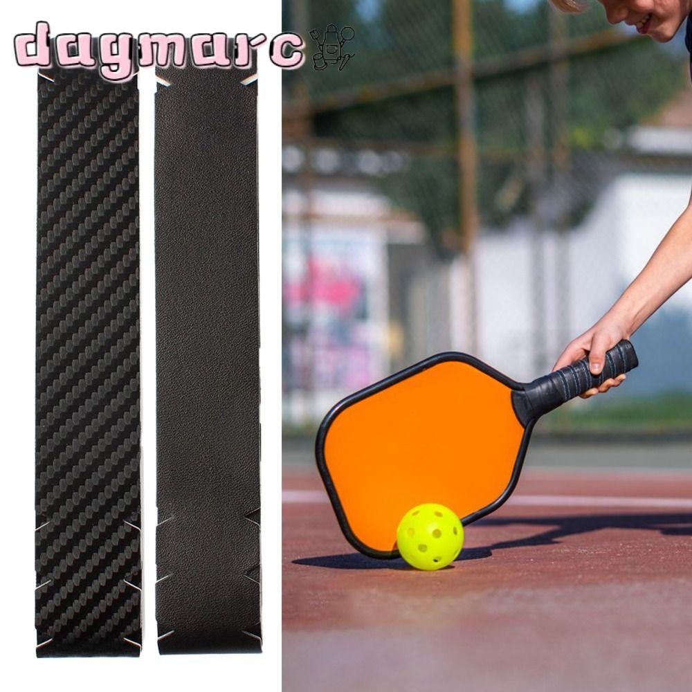 DAGMARC Pickleball Racket Edge Sticker, Black PU Frame Protective Tape ...