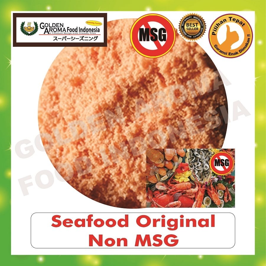 Original Non MSG seafood Flavored Sprinkle Powder 100Gr Halal ...
