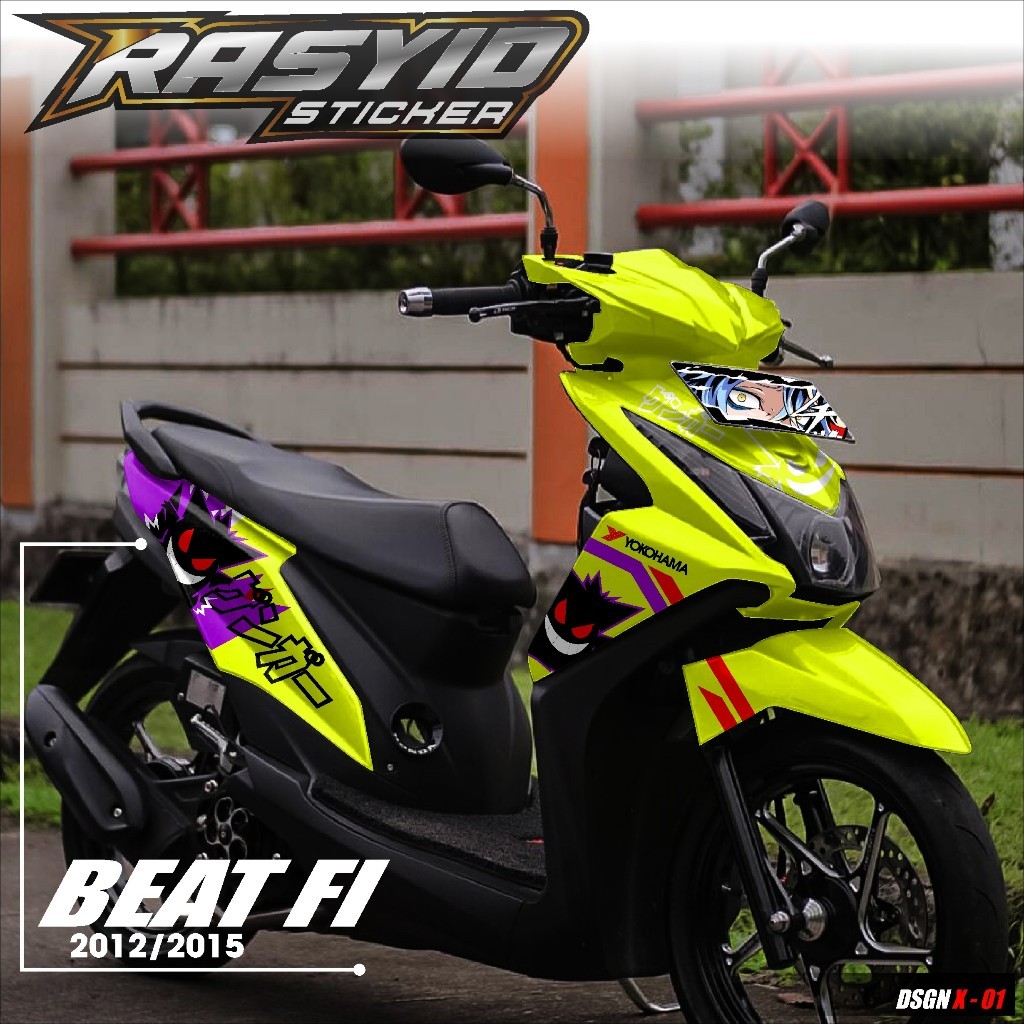 Full Body Decal Sticker for Honda Beat FI Old Old 2013 2014 2015 Beat ...