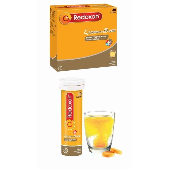 REDOXON C + CALCIUM + D + B6 [ 30'S EFFERVESCENT TAB ] (EXP:11/2025 ...