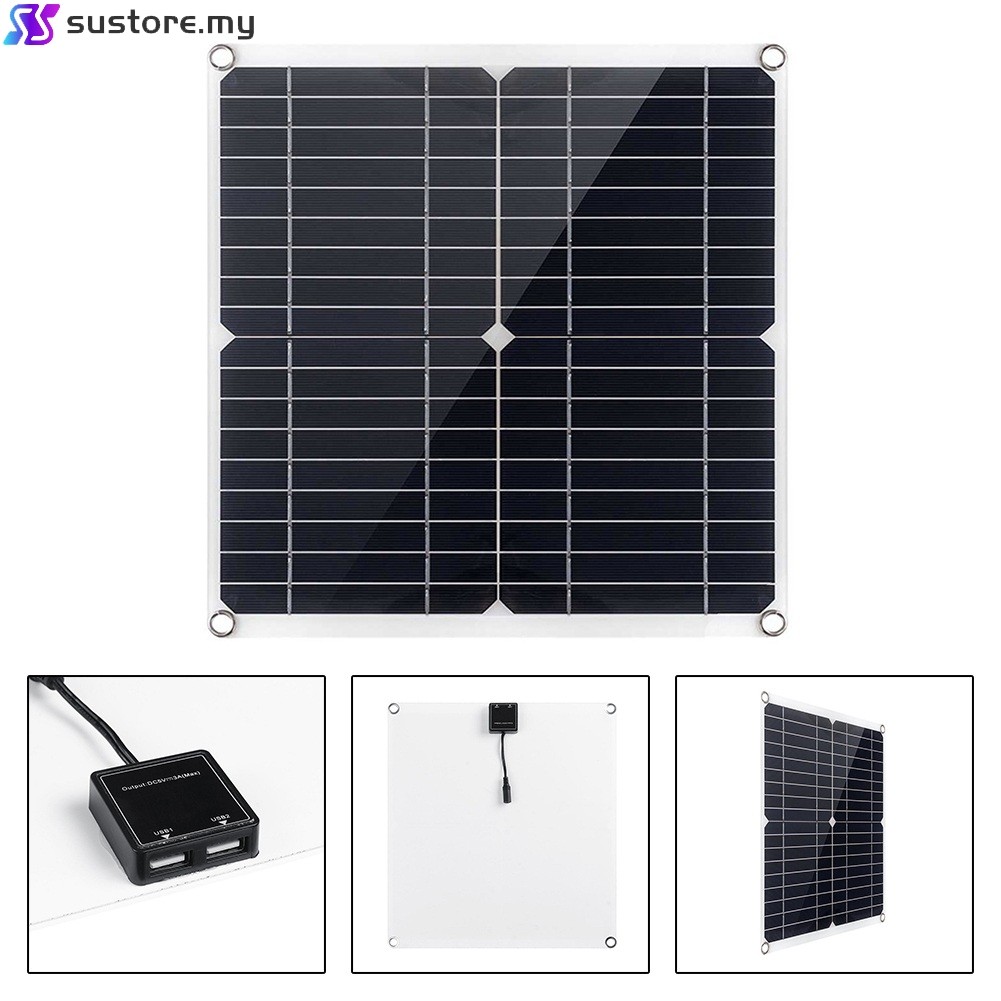 [Super] 20W 18V Flexible Solar Panel Dual USB Output Solar Panel Car ...
