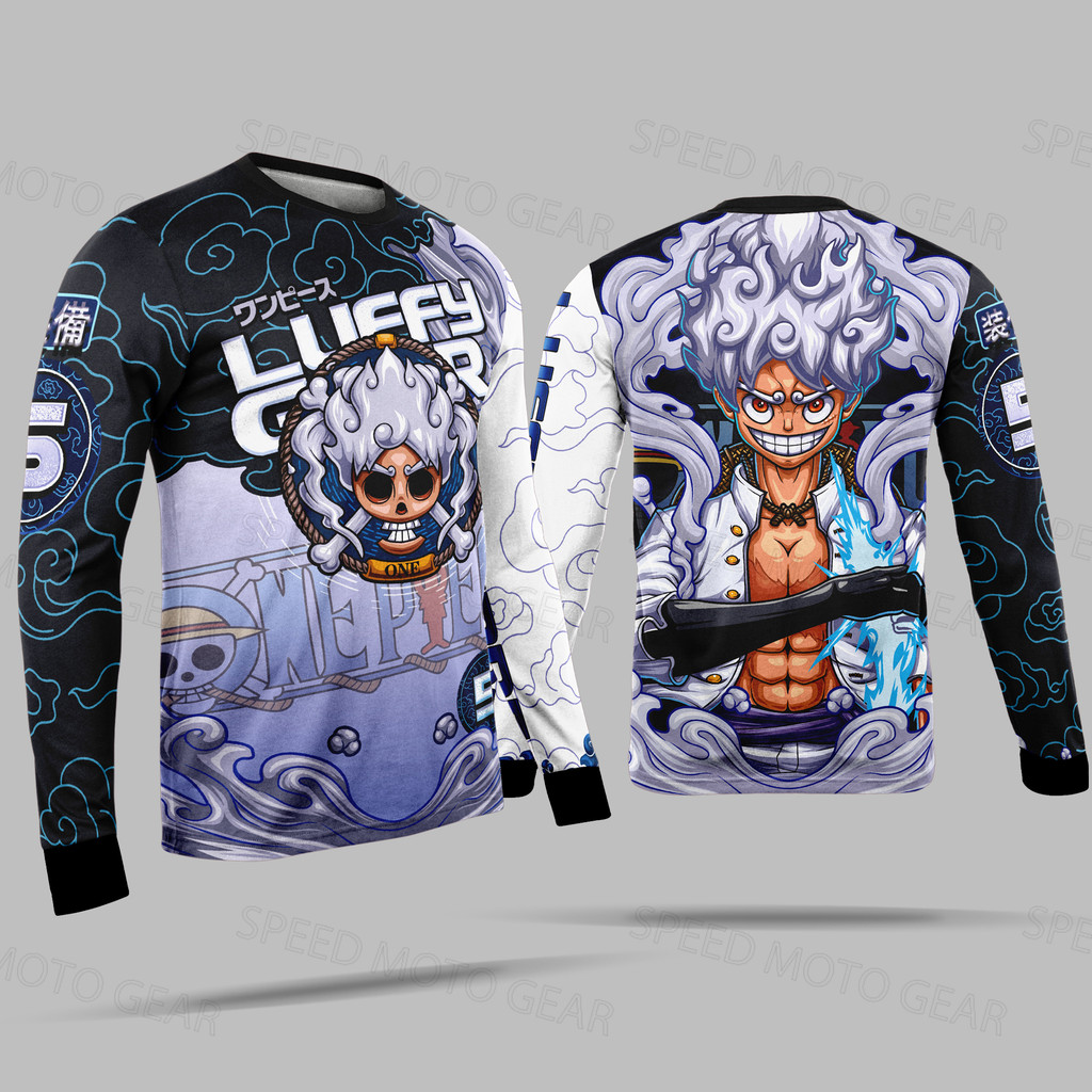 Motorcycle Riding Jersey For Men With Long Sleevess Sublimation One ...